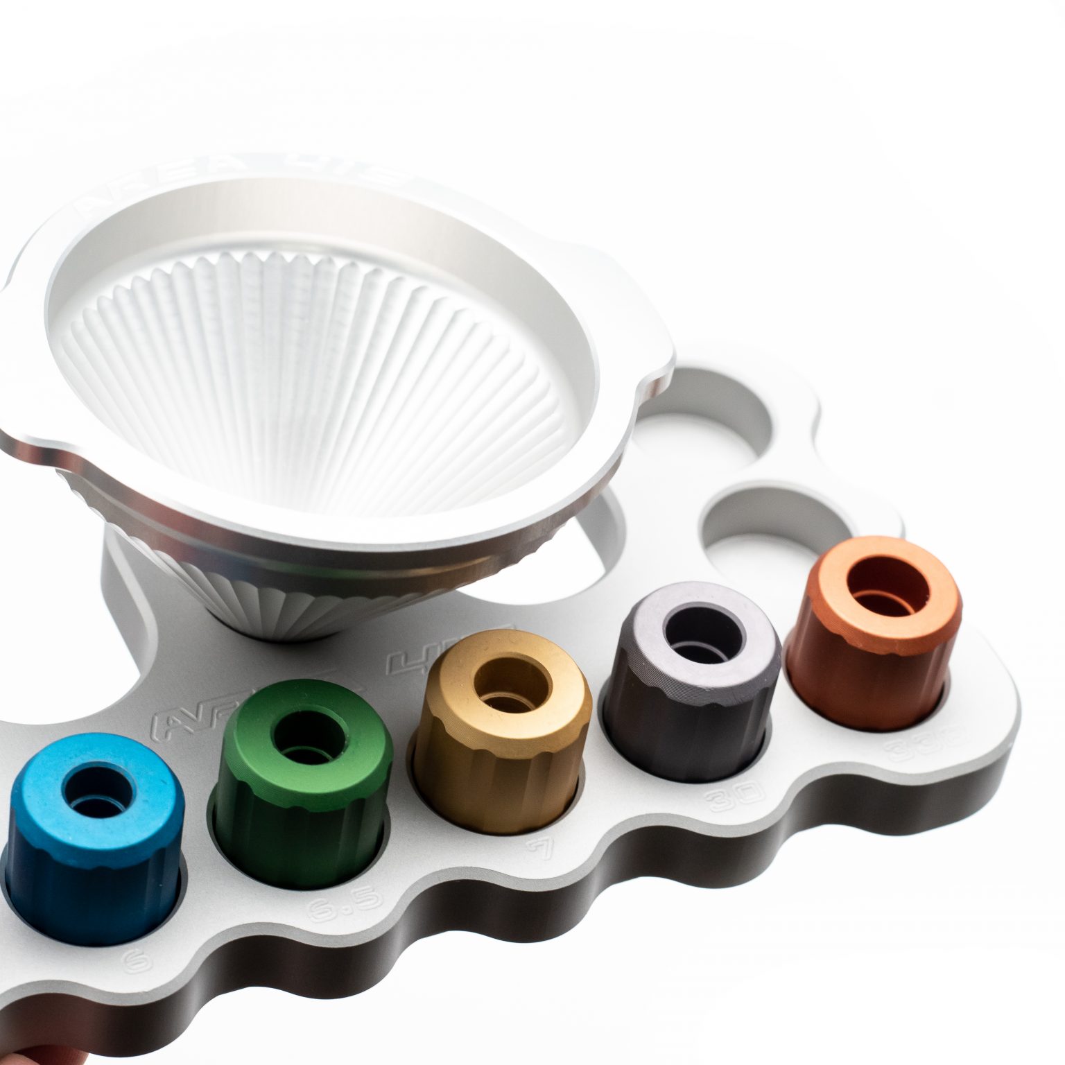 Area 419 Aluminum Reloading Funnel Kit - With Interchangeable Heads